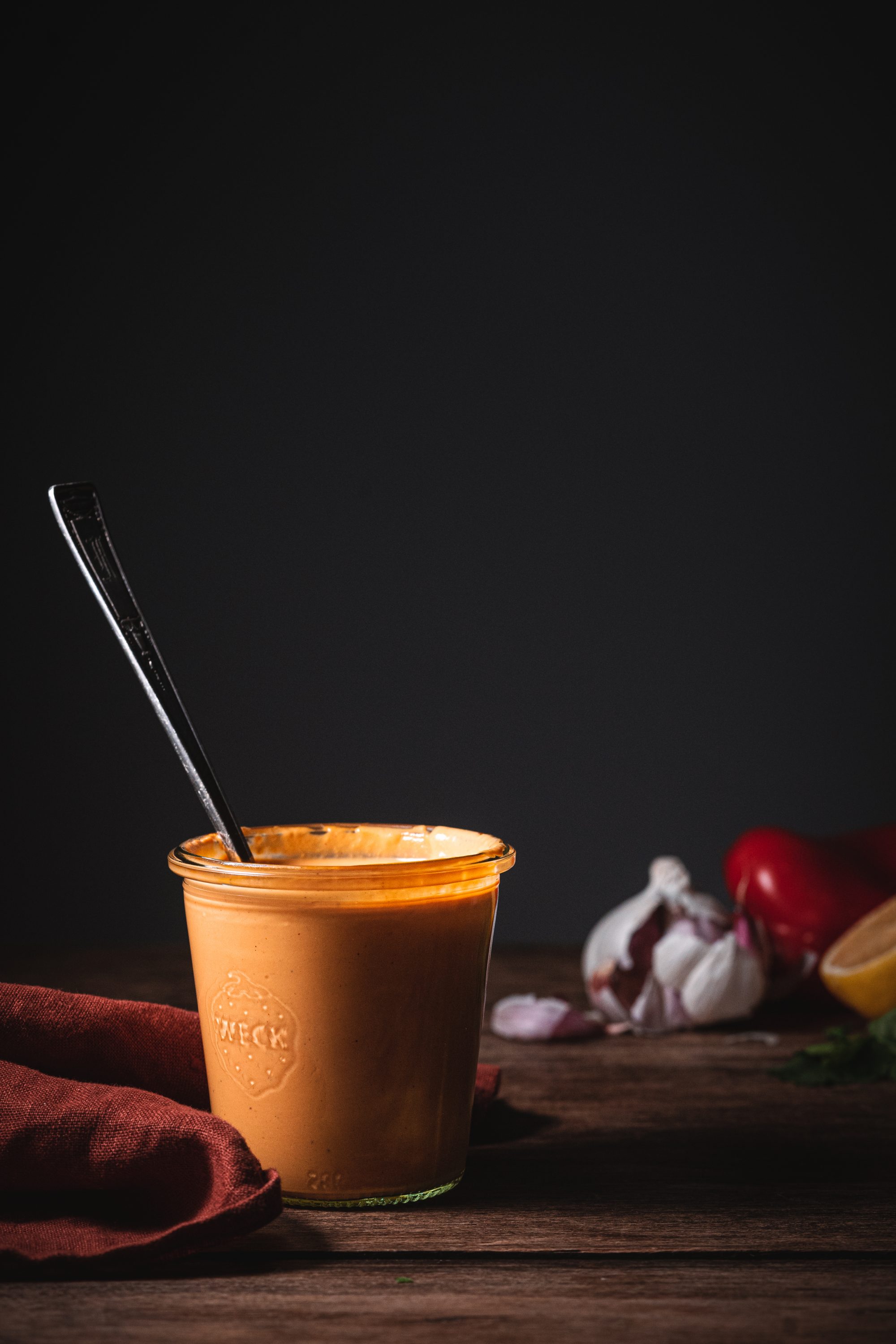 Vegan Roasted Red Pepper Cheese Sauce - Liv Vegan Strong