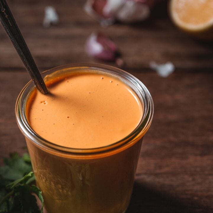 Vegan Roasted Red Pepper Cheese Sauce - Liv Vegan Strong