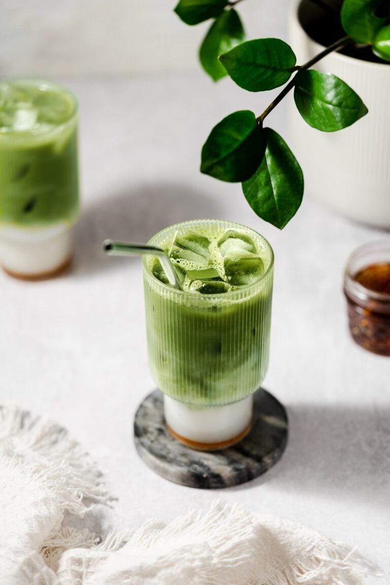 Vegan Oat Milk Matcha Latte (Hot or Iced) - Liv Vegan Strong