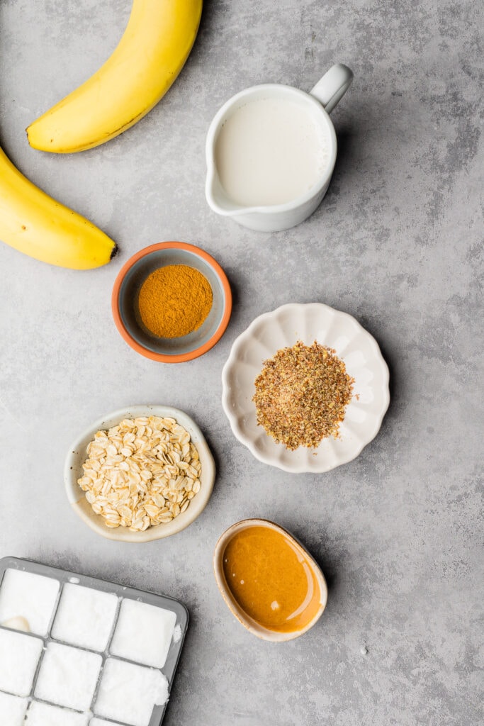 Oat Milk Smoothie with Banana and Peanut Butter - Liv Vegan Strong