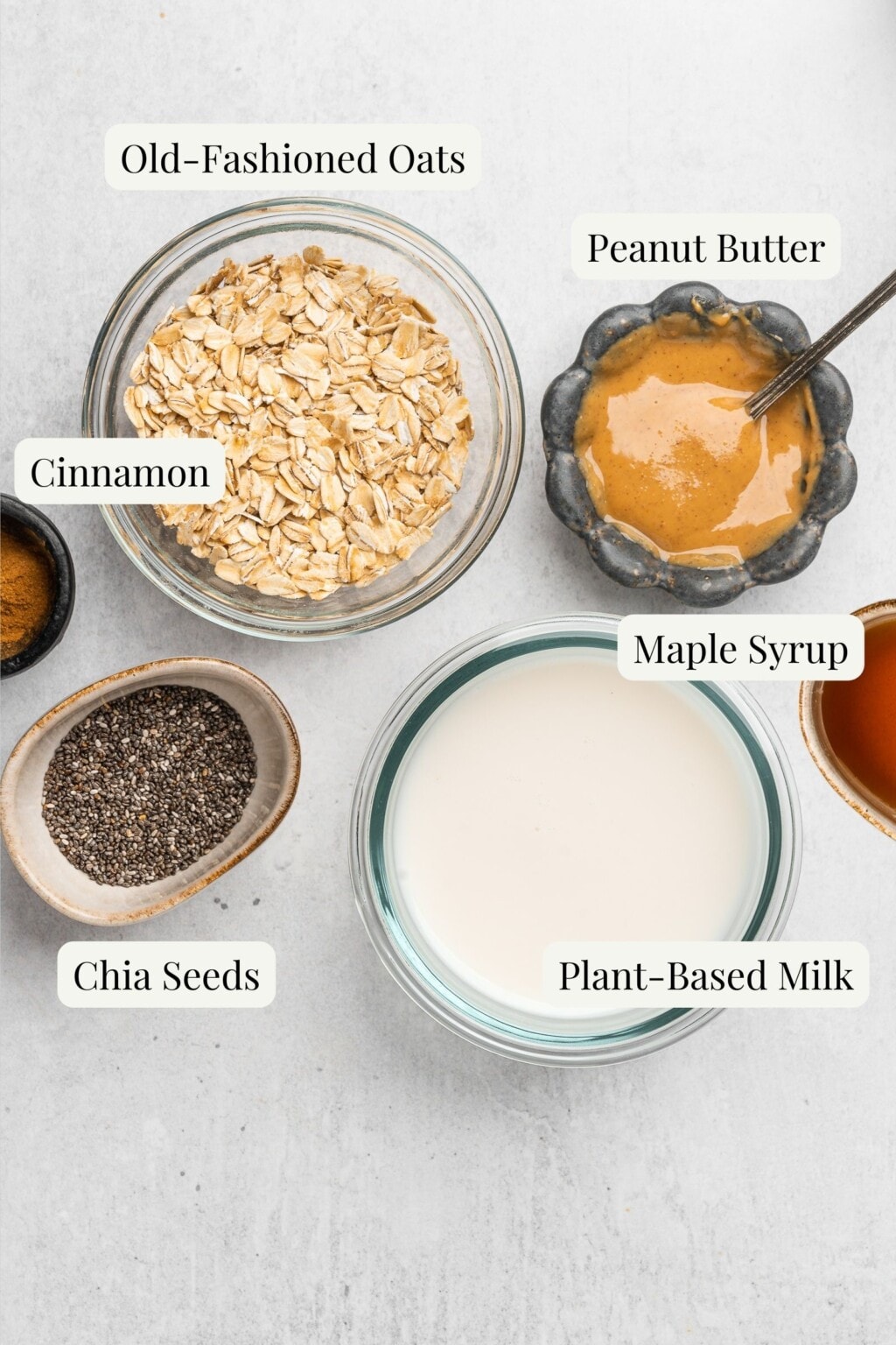 Overnight Oats without Yogurt - Liv Vegan Strong