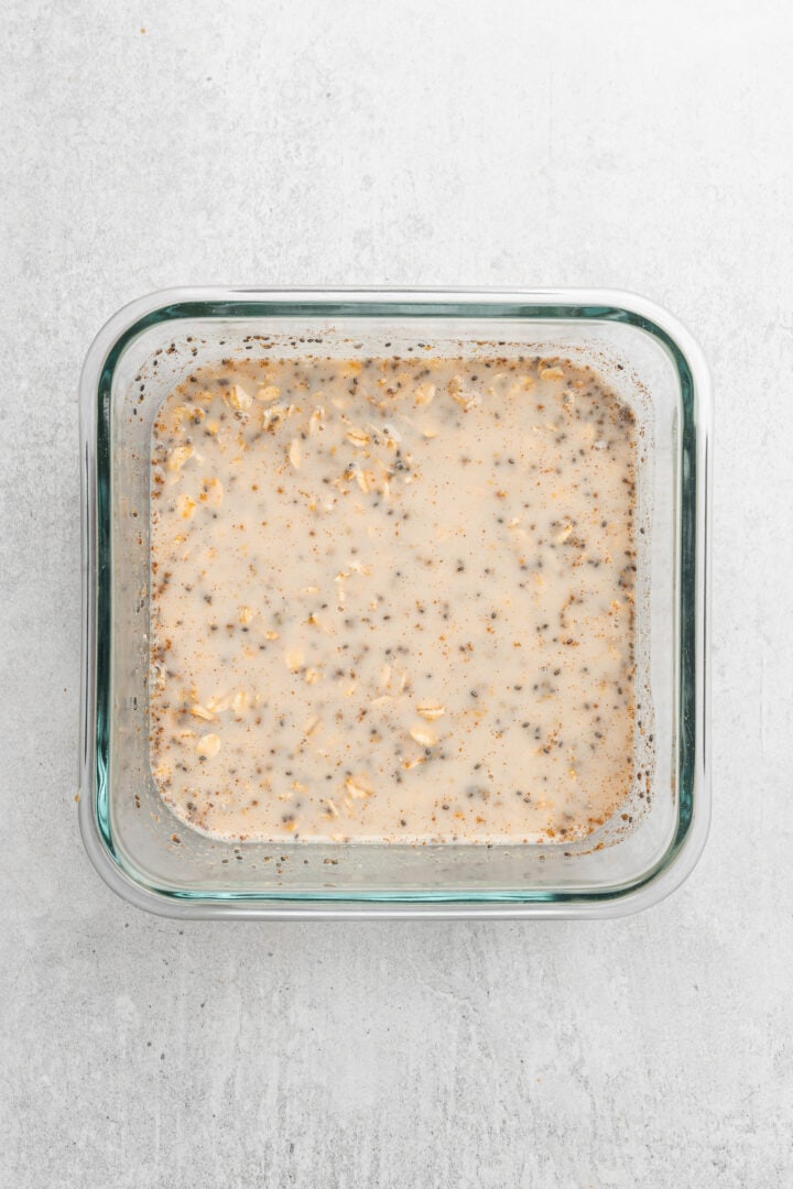 Overnight Oats without Yogurt - Liv Vegan Strong