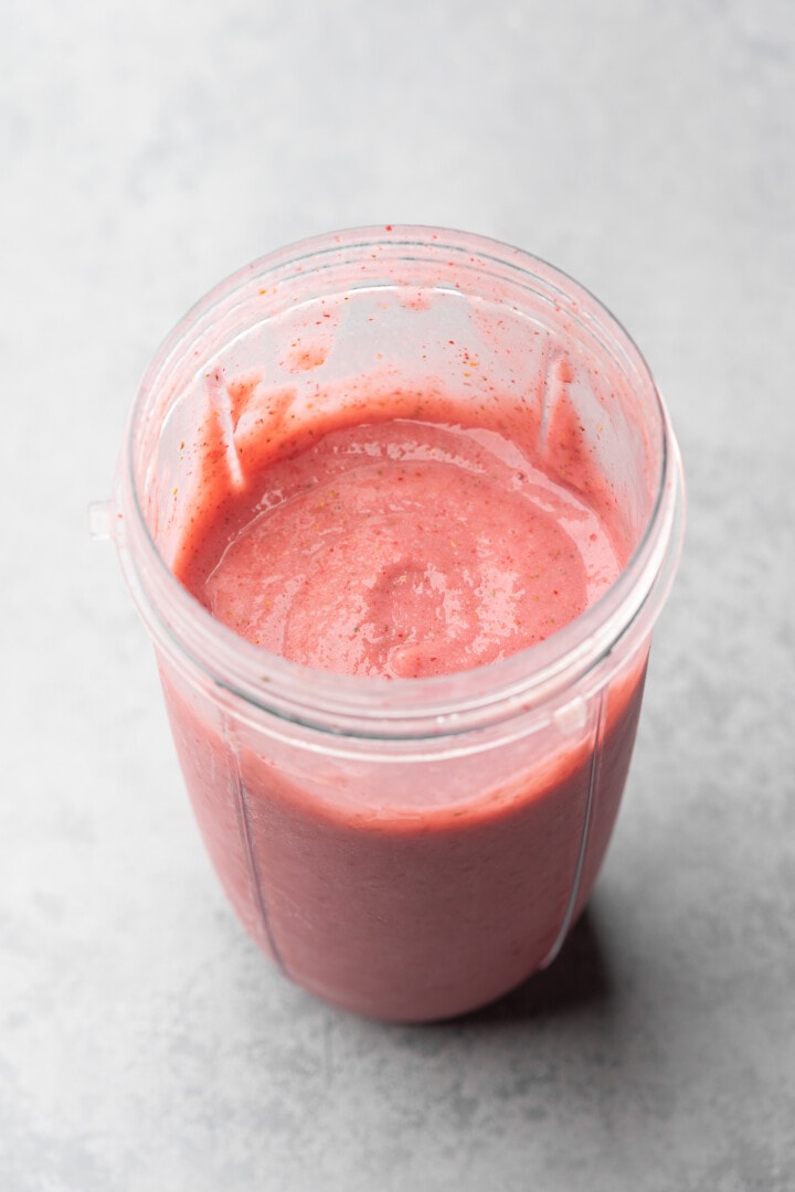 Strawberry Almond Milk Smoothie - Liv Vegan Strong