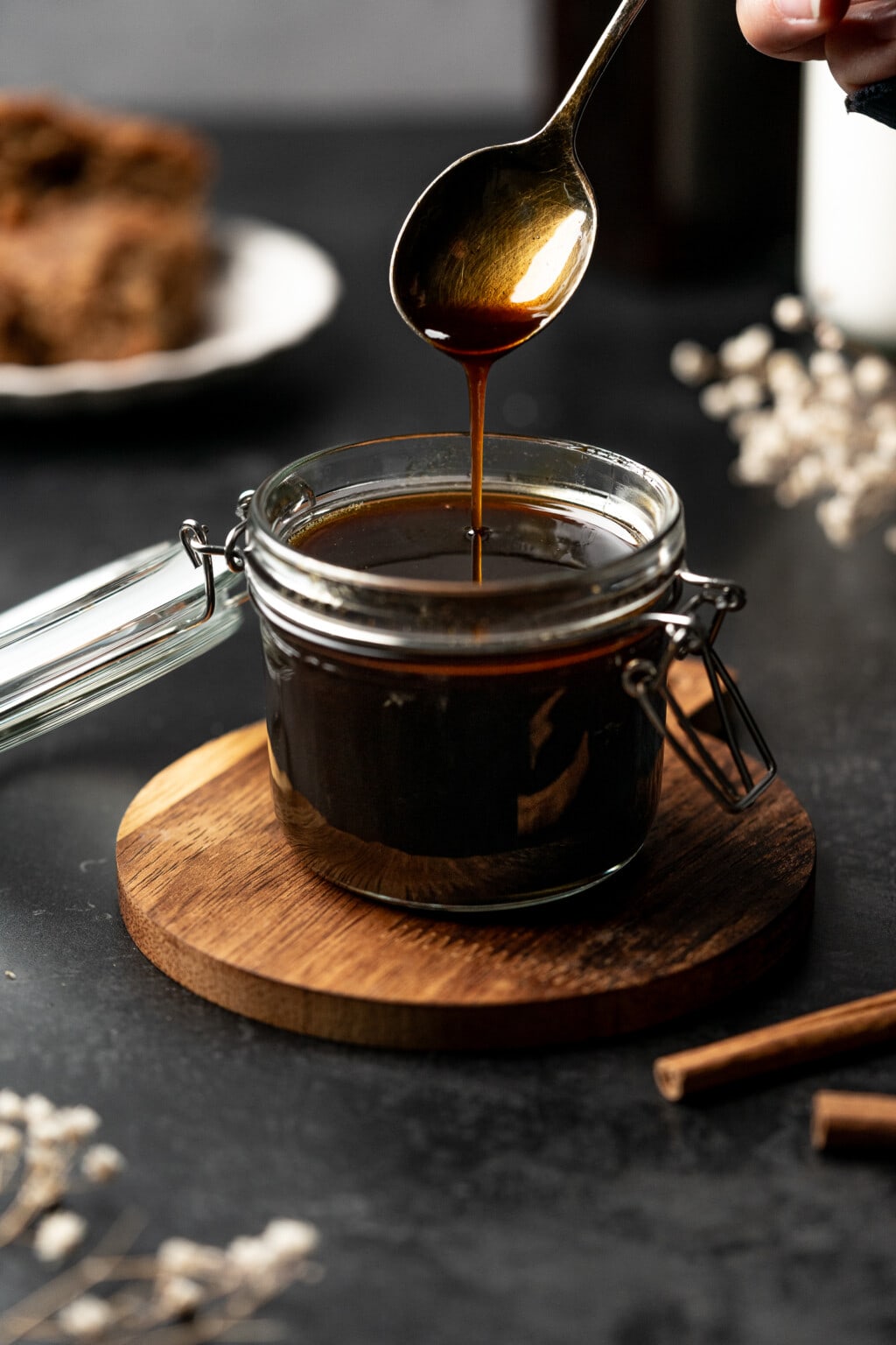 Gingerbread Syrup for Coffee (Starbucks Copycat) - Liv Vegan Strong