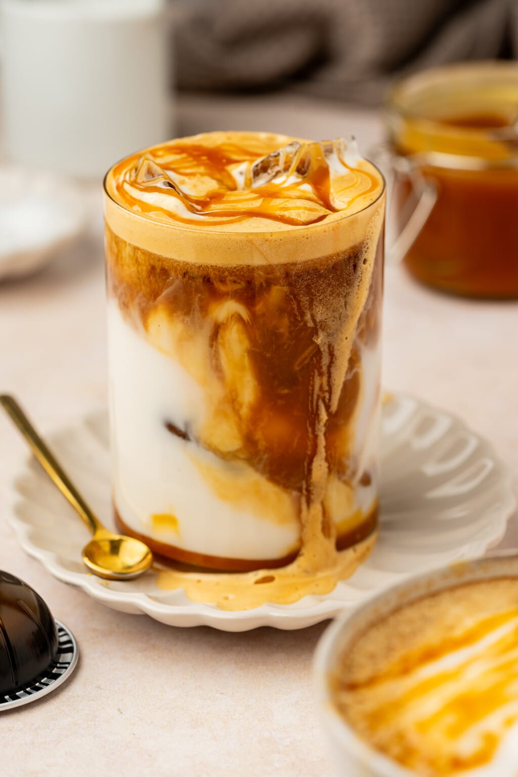 Caramel Oat Milk Latte - Liv Vegan Strong