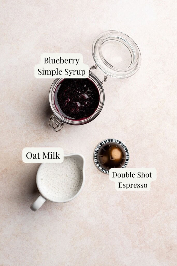 Iced Blueberry Latte - Liv Vegan Strong