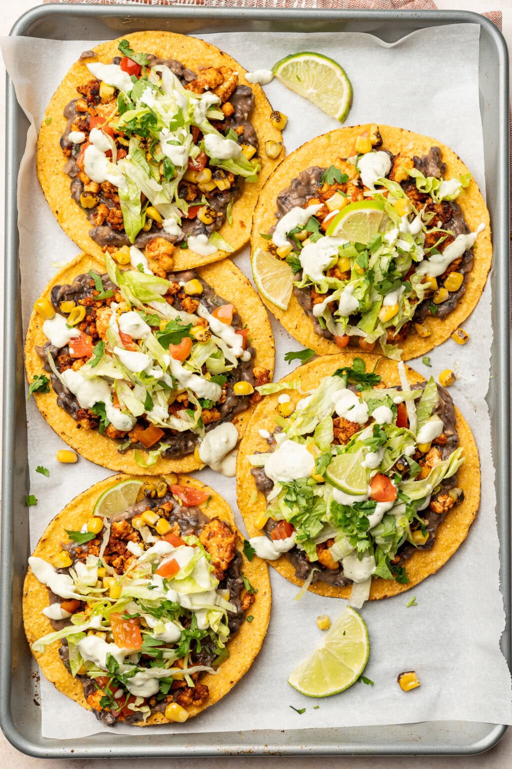 Crispy Baked Tofu Tostadas - Liv Vegan Strong